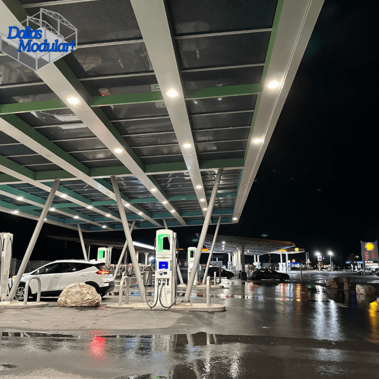 EV Charging Station - Modular Building Solutions in Dallas, TX